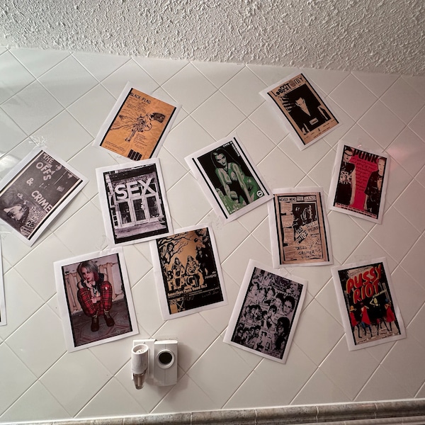 Vintage 90s Posters Aesthetic Wall Collage Kit Retro Digital Prints DIY ...