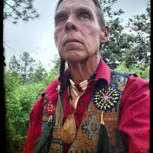 8" Horse Hair Scalp Locks Black or White Native Crafts Tribal Pow Wow ...