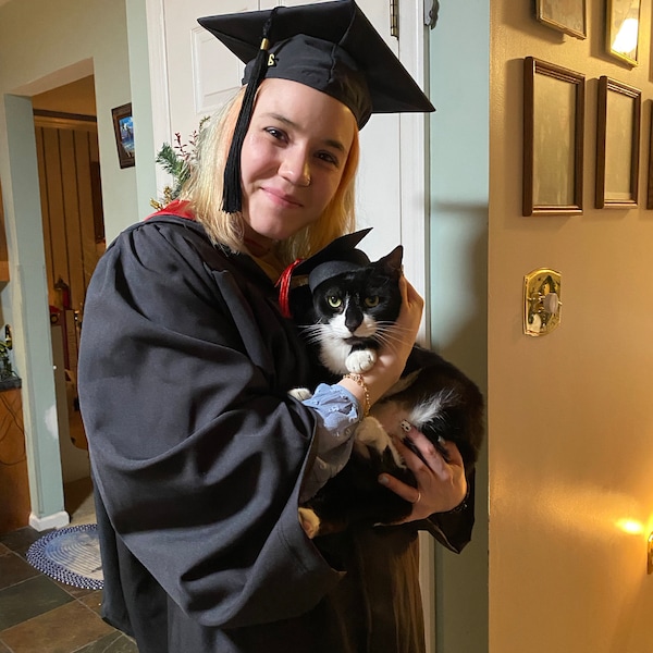 Graduation Cap Cat Hat for Your Cat FREE SHIPPING! Add-on Custom Tassel ...