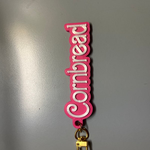 Personalized Keychain - Two-tone - Custom Colors & Text - Bag Charm ...