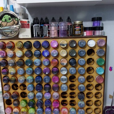 Wood Alcohol Ink Rack Organizer for Pinata / Ranger 108 Bottle Wall ...