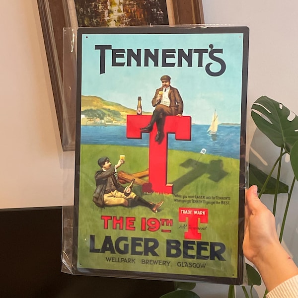 Hendricks Gin Pub Alcohol Bar - Metal Sign Metal Plaque Wall Art Decor ...