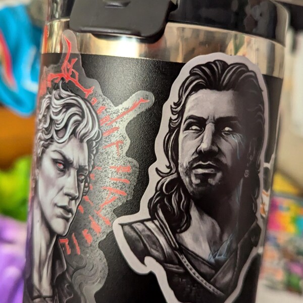 PORTRAITS Vinyl Sticker Sheets Baldur's Gate 3 Inspired - Etsy