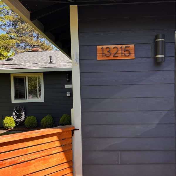 Modern House Numbers | NUMBERS ONLY | Modern Address Numbers | Modern ...