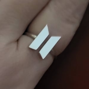 BTS Ring Kpop Sterling Silver by Purple Moon Jewellery - Etsy
