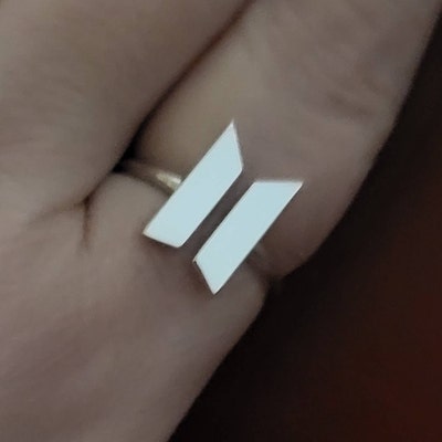 BTS Ring Kpop Sterling Silver by Purple Moon Jewellery - Etsy
