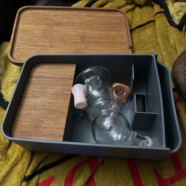 Cubbi Glass Stash Box - Smell Proof Airtight Jars - Funky Glass Stoner ...