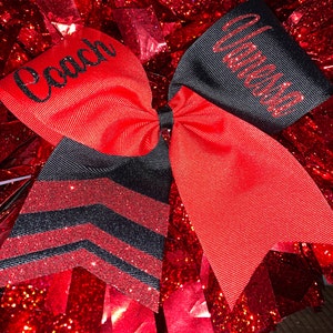 3 Personalized Custom Texas Size Cheer Bow Single - Etsy