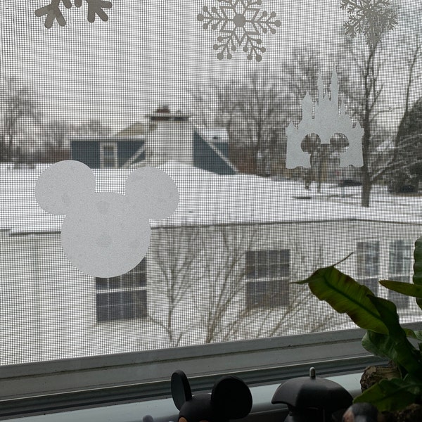 Custom Disney Castle Window Cling | Mickey Mouse Castle Window Decal ...