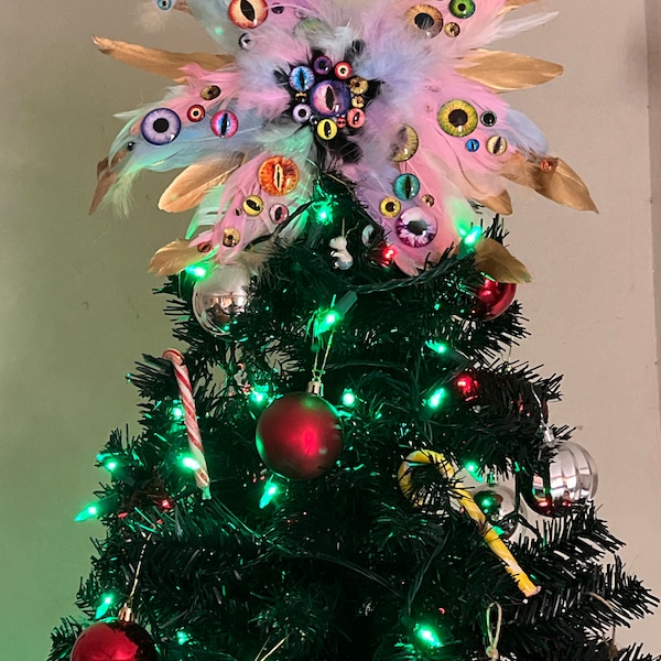 Biblically Accurate Angel Goth Baby Tree Topper, Dark Seraphim ...