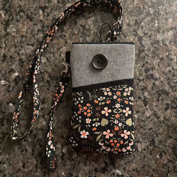 Cats Fabric Smartphone Pouch, Padded Phone Case, Phone Pouch, Fabric ...