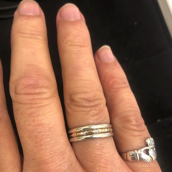 CUSTOM Morse Code Ring, Personalized Morse Code Ring, Any Word, Date ...