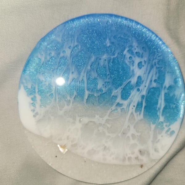 3D Epoxy Resin Beach Coasters With Real Shells, Sand and Starfishgifts ...