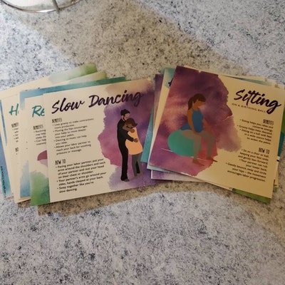 Childbirth Props, Labor and Delivery Positions 4 Page Printable PDF ...