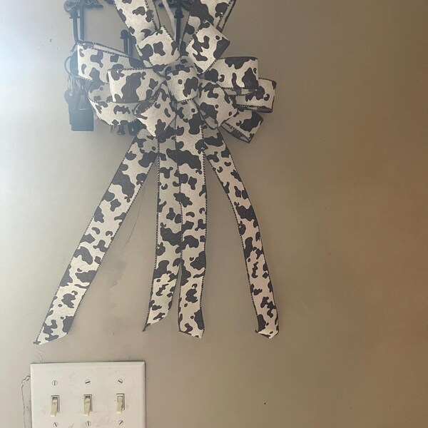 Large Chic Deluxe Silver/dark Grey Velvet Bow With Silver Lining, Wired ...