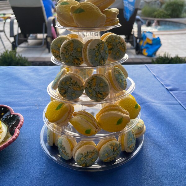 The Ultimate Lemon Dessert Tower – Sweet & Stylish! - Macaron Tower ...
