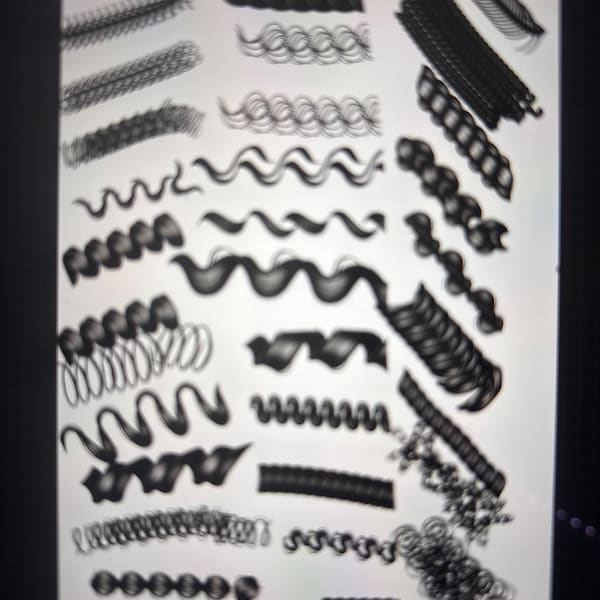 100 Procreate Hair Brushes | Procreate Curly Hair Brush | Procreate ... 100 Procreate Hair Brushes | Procreate Curly Hair Brush | Procreate ...