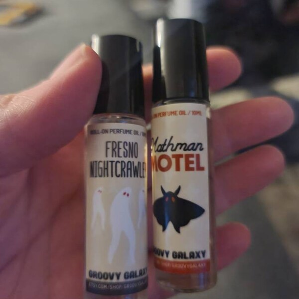 Mothman Motel Roll on Perfume Oil / Cryptid Perfume, Weird Funky Unique ...