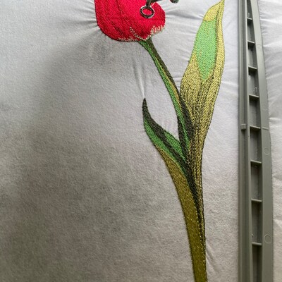 Tulip Machine Embroidery Design Tulip Embroidery Files 7 Sizes Instant ...
