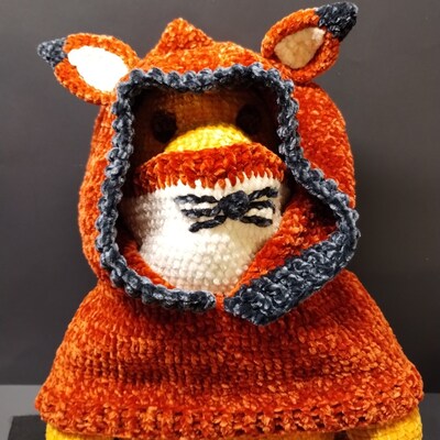 Fox Hooded Cowl CROCHET PATTERN Fox Crochet Pattern With Video ...