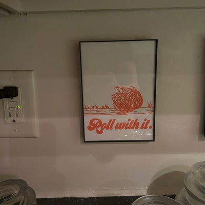 Roll With It, Giclée Fine Art Print, Tumbleweed Print, Western Wall Art ...