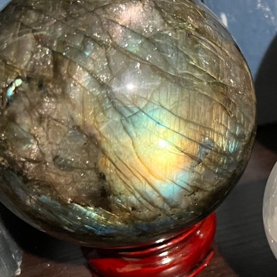 Large Labradorite Crystal Ball Sphere Healing Crystals and Stones - Etsy