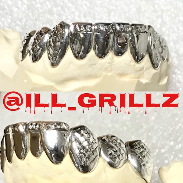 Handmade Custom .925 Sterling Silver Grillz - Etsy