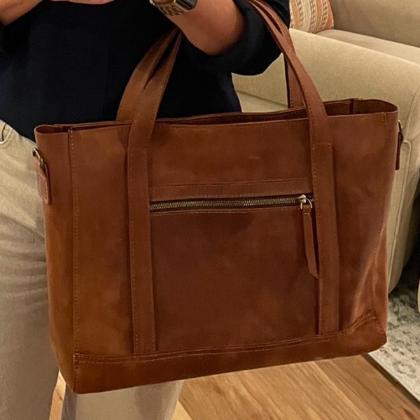 Laptop Bag With a Large Internal Compartment That Can Easily Fit a ...