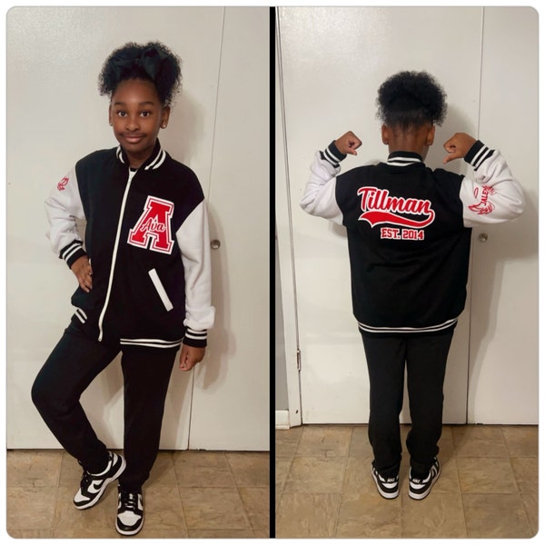 Personalized Family Jackets - Family Letterman Jackets - Christmas Gift ...