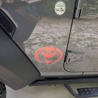 Snake Head Cobra Fangs Vinyl Decal Sticker 3.75 Long X 5 High 24 Colors ...