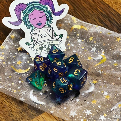 Water SPRITE Dnd Dice Set for Dungeons and Dragons TTRPG D20 - Etsy