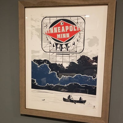 Minneapolis Grain Sign Print - Etsy