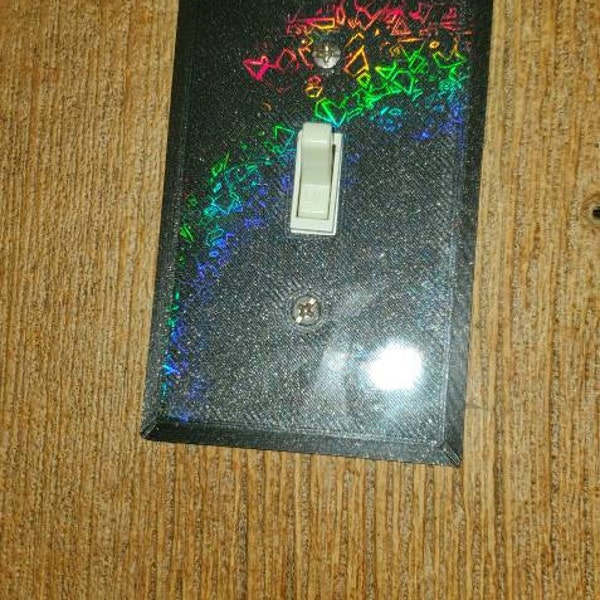 Holographic 3D Printed Light Switch Covers | Outlet Covers | Custom ...