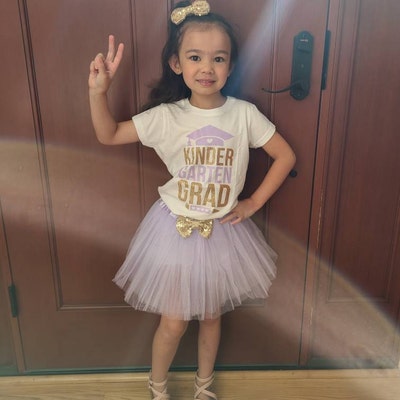 Girls Kindergarten Graduation Outfit Kindergarten Graduate Kindergarten ...