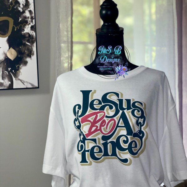 Jesus Be A Fence Svg Bundle, Png Dxf Eps Pdf Vector Files, Instant ...