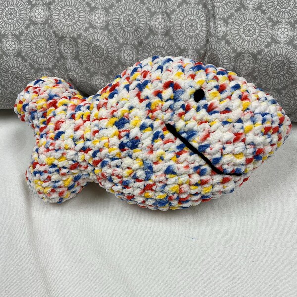 Colorful Fish Crackers Crochet Pattern No-sew - Etsy