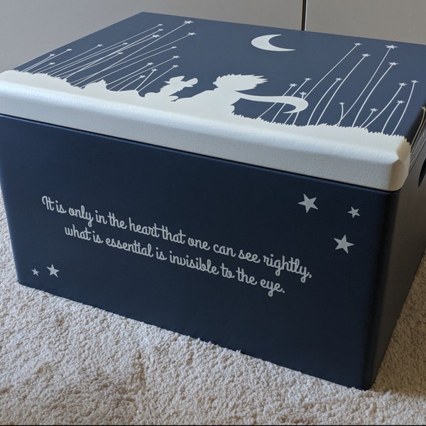 Once Upon a Time Book Box, Nursery Decor, Book Bin, Baby Gift, Toy Box ...