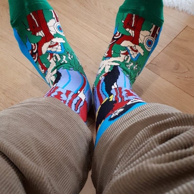 Beatles Socks. John, Paul, George and Ringo. Two Pairs. Sgt Pepper and ...