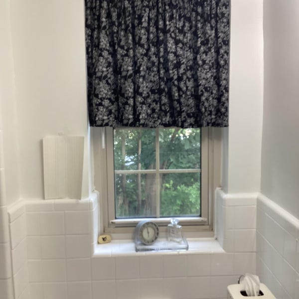 Yellow Roses Valance – Cottagecore Vintage Rose Floral Curtain ...