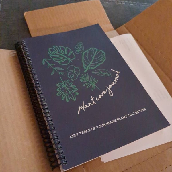 Plant Journal, House Plant Diary, Plant Care Journal, Plant Tracker ...