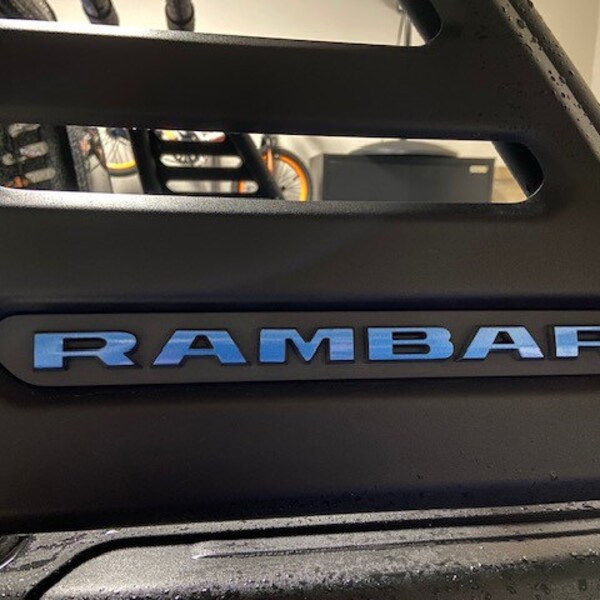Ram 1500 TRX RAMBAR Emblem Overlay Decal 2021 2022 2023 2024 - Etsy
