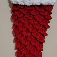 Mermaid Christmas Stocking Crochet Pattern PDF, Mermaid Tail, Christmas ...