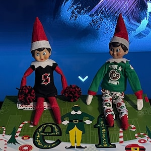 Cheerleader Elf Outfit, Elf Shirt, Elf Sweater, Costume for Elf, Custom ...