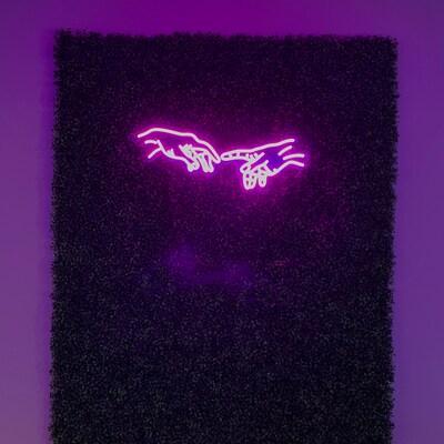 Hands Neon Sign custom Neon Signs custom Led Neon Sign neon - Etsy