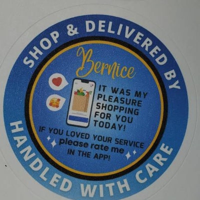 Uber Eats Delivery Stickers for Gig Workers. Custom - Etsy