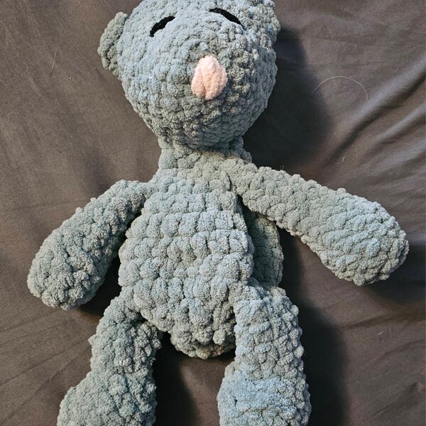 Jr. Bear the Bear Snuggler Crochet Pattern, Bear Pattern, Crochet Bear ...