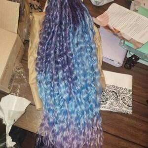 Synthetic Dreads Extensions Thick Dreads Full Set. Blonde - Etsy