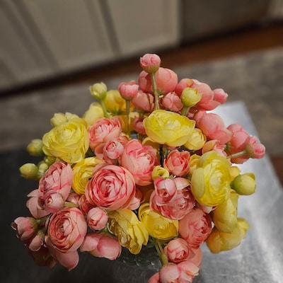 Mini Ranunculus Small Bundle High Quality Artificial Flower DIY Floral ...