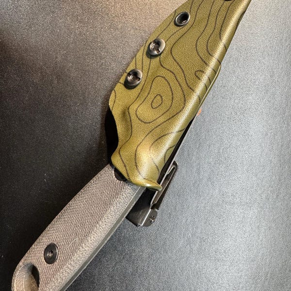 Kabar BK14 Eskabar Becker Knife Sheath With Ulticlip BK14 Eskabar Knife ...