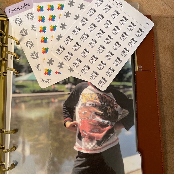 Planner Divider Stickers Label Your Tabs Matte Clear or Matte White ...